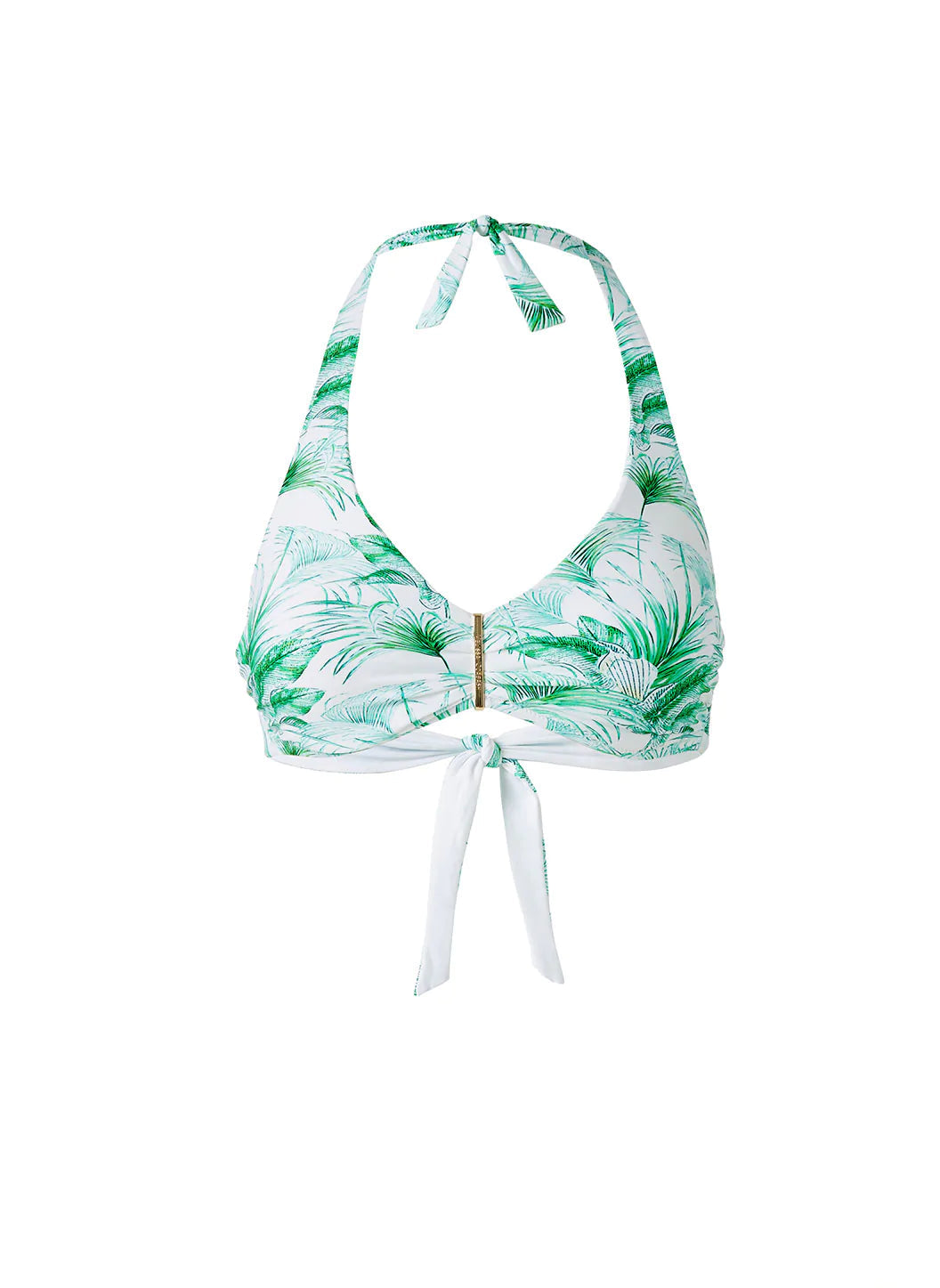 Melissa Odabash Provence Palm Halterneck Bikini Top Official Website