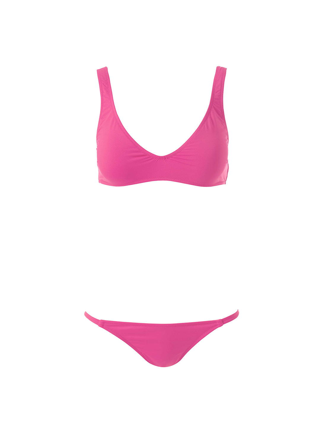 Melissa Odabash Exclusive Monaco Hot Pink Bralette Bikini Top