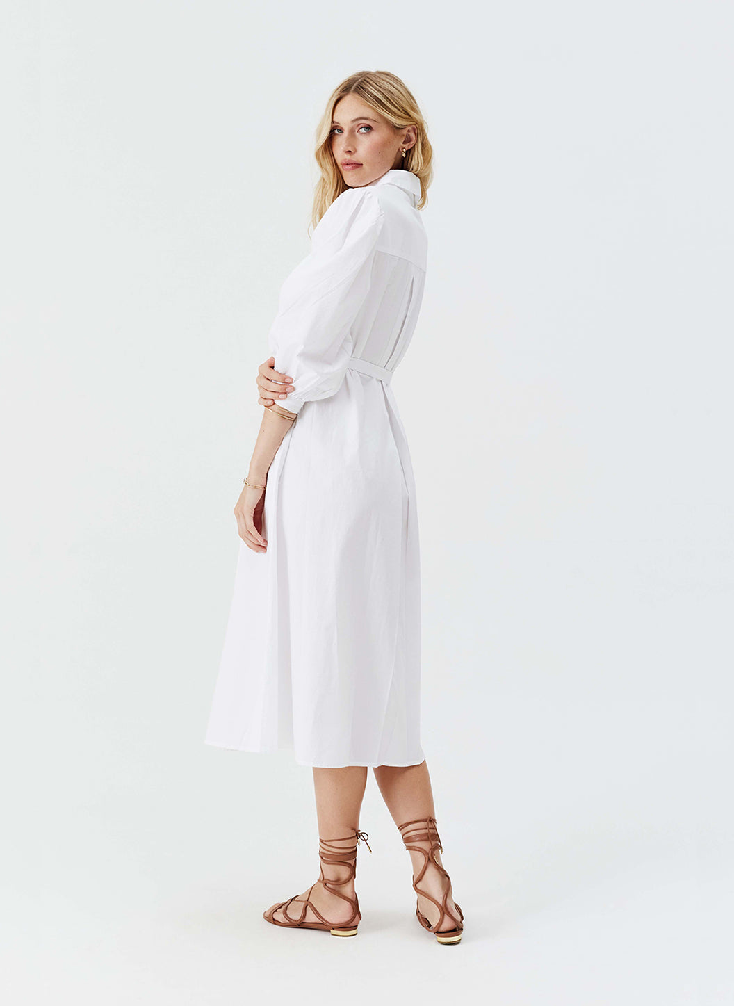 Alexandra White A-Line Shirt Dress | Official US Site