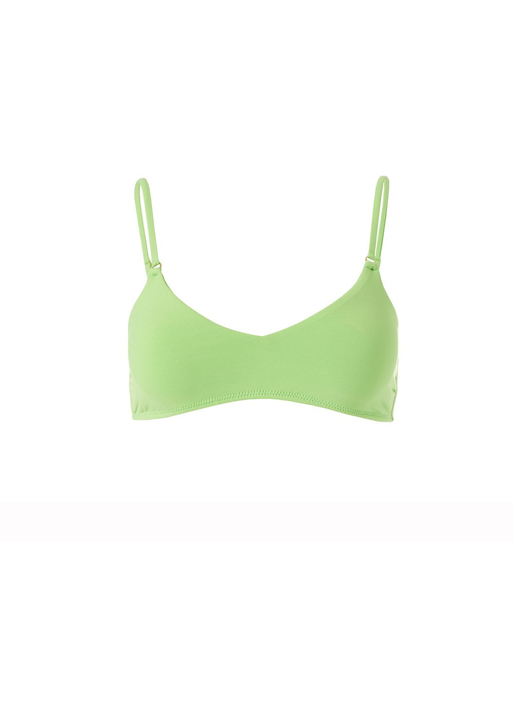 Vienna Lime Bikini Top