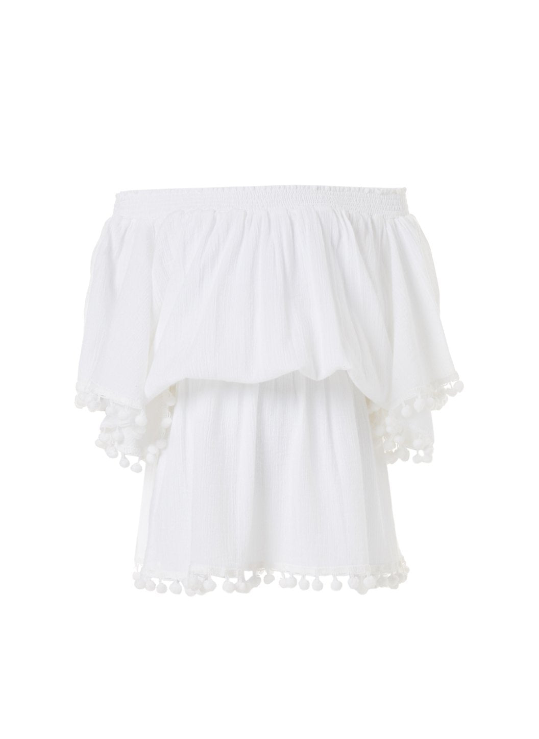 Baby Michelle White Off The Shoulder Beach Dress | Official US Site