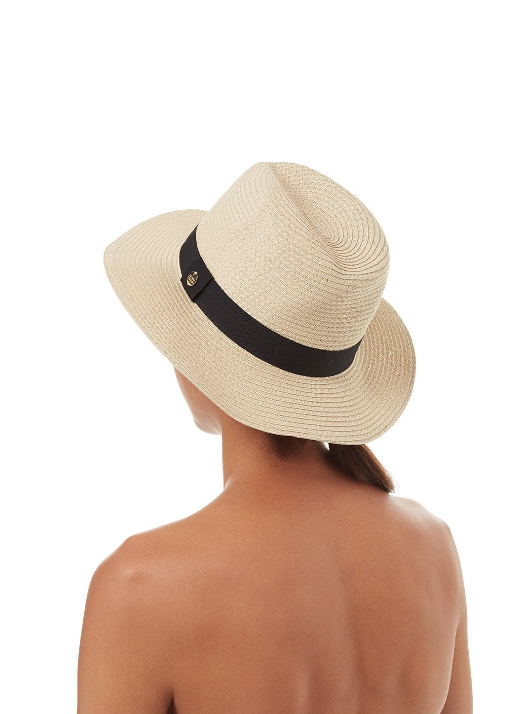 Fedora Hat Beige Black | Official US Site